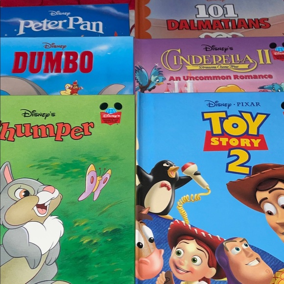 Disney | Toys | Disney Colorful Storybook Set For Kids Bundle Of Six ...